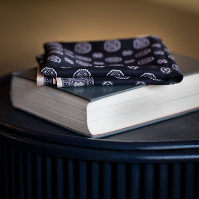 Black French Cravat - Ascot Ties | MenInCities.com | Men In Cities